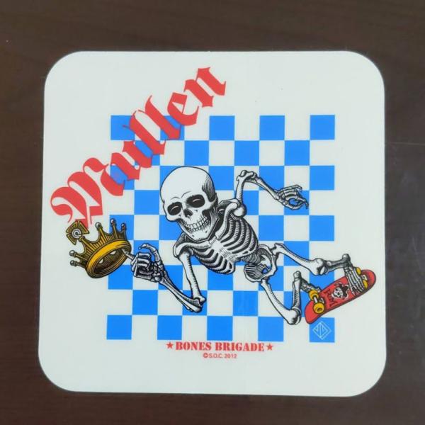 【ST-945】 Powell Peralta skateboard sticker パウエル ペラルタ スケートボード ステッカー BONES BRIGADE RODNEY MULLEN■カラー：ブルー系（クリアタイプ）■サイズ：縦11....