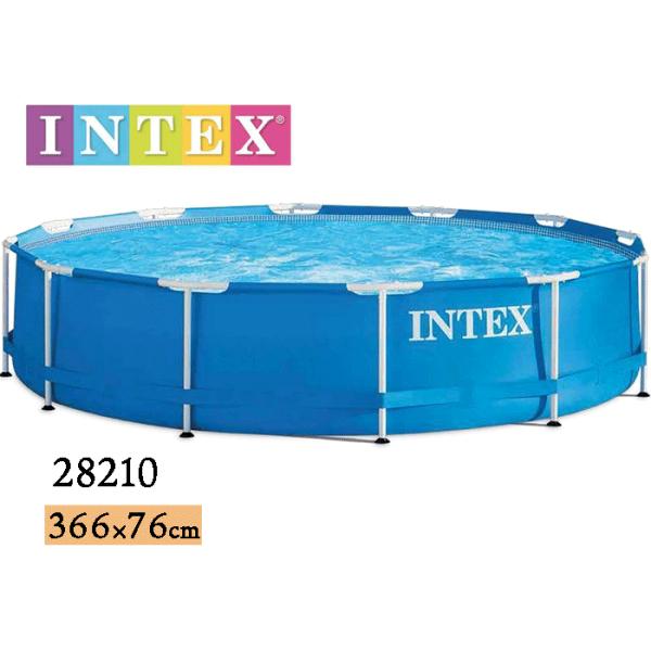 INTEX(インテックス) メタルフレームプール 28210パーツを組み立て、水を入れるだけの簡単にできるINTEX社製の大型プールです。屋外に設置できる大型プールです。お子様の遊び場だけではなく、飼い犬のプール、トレーニングにもぴったりで...