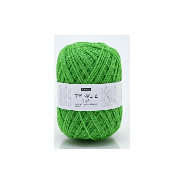 韓国発！ホビーショーでも大人気だったLINEA　の糸を数量限定販売！ちょっと太めのハリのあるリリヤーン　バッグや小物作りに！キラキラ感が夏にぴったり■構成ポリエステル100％■仕立30g玉巻（約150m）■かぎ針5/0〜6/0号■生産国韓国製