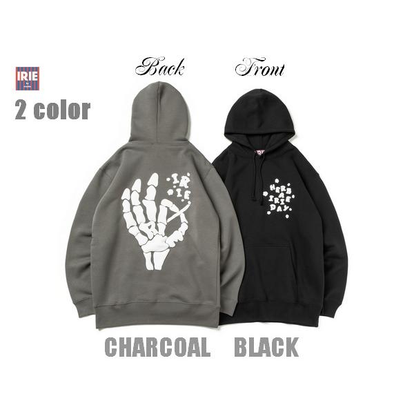 2024 AUTUMN - WINTERラインのIRIE(by lrie Life)【アイリー】パーカー。SMOKEでDEEPな雰囲気をまとったインパクト抜群のフーディー。立体的な発泡プリントなので煙感と骨感が際立ちます。生地はしっかり厚手...