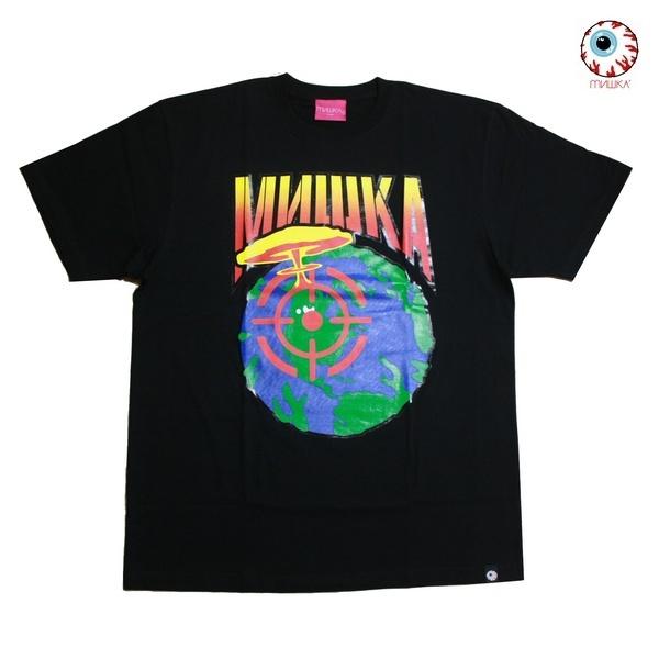 2021 SPRING MISHKA【 ミシカ 】Tシャツ斬新かつインパクト抜群のデザインに注目!Ｍ (着丈約75cm、身幅約54cm、肩幅約49cm、袖丈約23cm)Ｌ　(着丈約78cm、身幅約57cm、肩幅約52cm、袖丈約24cm)X...