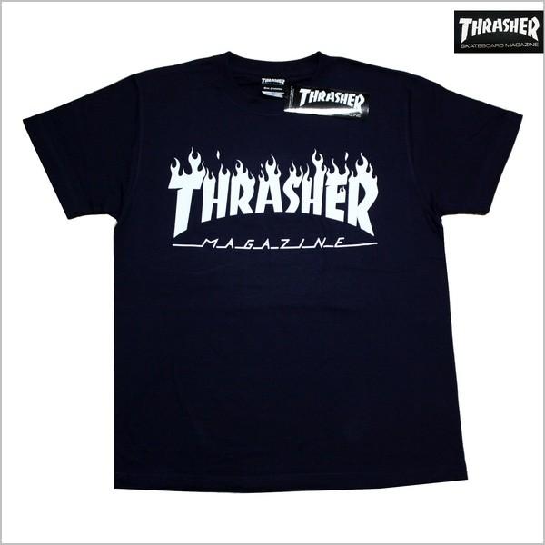 2017 SUMEERモデルの THRASHER【 スラッシャー 】Tシャツ! スケーター/ストリートシーンで人気爆発！Ｍ　(着丈約68cm、身幅約51cm、肩幅約47cm、袖丈約20cm)Ｌ　(着丈約71cm、身幅約54cm、肩幅約50c...