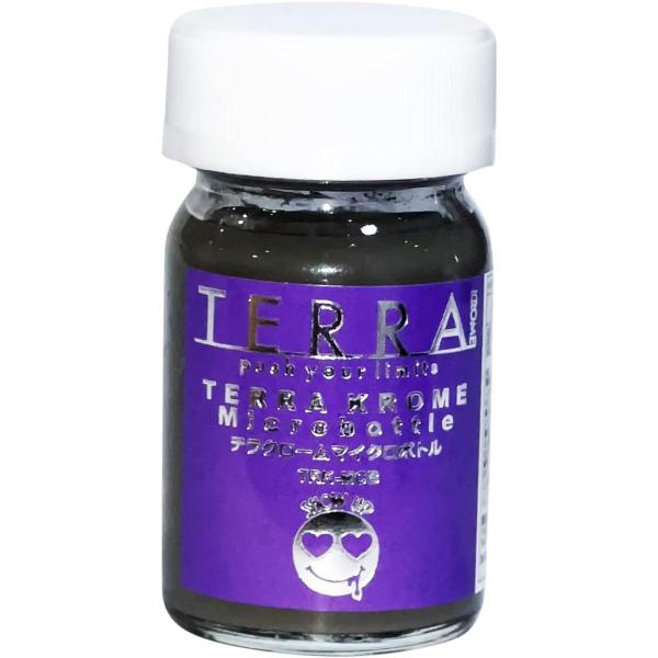 商品紹介テラクロームは業界初となる金属素材、インジウムを使用した画期的なメッキ調塗料です。インジウムとは銀白色の柔らかい金属で Ag(銀)の様な輝きを出せる事が特徴です。 更にAgが持つ酸化(大気中の水分や硫化酸素による硫化)による変色が無...