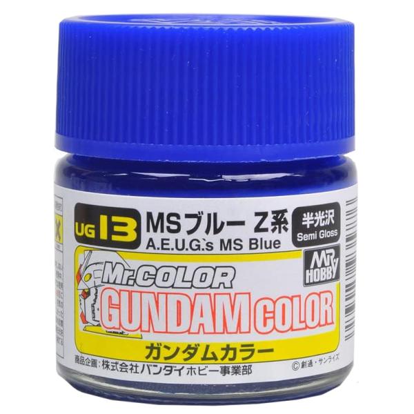 筆塗りの場合は、塗料1：うすめ液1の割合、エアブラシの場合は、塗料1：うすめ液2の割合を目安に塗料をうすめて使用してください。 ※UG品番のガンダムカラーは、「Mr.カラー」シリーズの溶剤系アクリル樹脂塗料です。希釈は「Mr.カラーうすめ液...