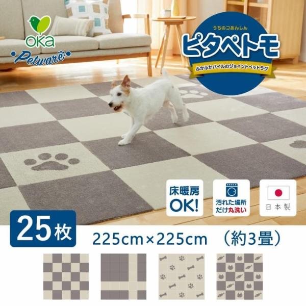 ツルッとすべって足腰に負担がかかってしまうフローリングを草原を思いっきり走り回っているようなふかふかラグへ変えてくれるペットラグ「ピタペトモ」。ペットと人が暮らす空間をもっと快適にしたいそんな想いから生まれたペットウェアです。ポイントは、裏...