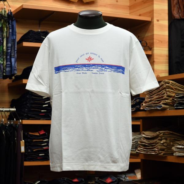 マリンテイストなプリントTシャツ日本製【素材】綿 100%【サイズ (cm)】2(M) 着丈:64 肩幅:43.5 身幅:50.5 そで丈:213(L) 着丈:66 肩幅:47 身幅:53.5 そで丈:22.5・縫製品につき、若干の誤差がご...