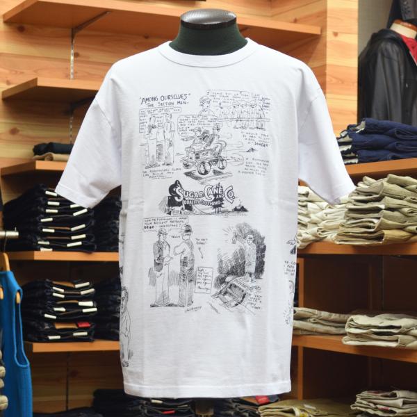 フリスコ鉄道の社員誌で1925年〜1929年に連載していた漫画からイラストをピックアップして構成したプリントTシャツヴィンテージで非常に人気の高いM.C.エッシャーやサルバドール・ダリのＴシャツを参考にして、フロントやバック以外に両脇にもモ...