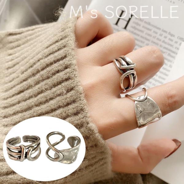 エムズソレラのシルバーリング。太めで大ぶりゴツゴツリングは存在感があり、コーディネートのアクセントにぴったり。サイズ調整も可能なフリーサイズで男女兼用でお使いいただけます。カップルのペアリングにもオススメです。〈 サイズ 〉フリーサイズ〈 ...