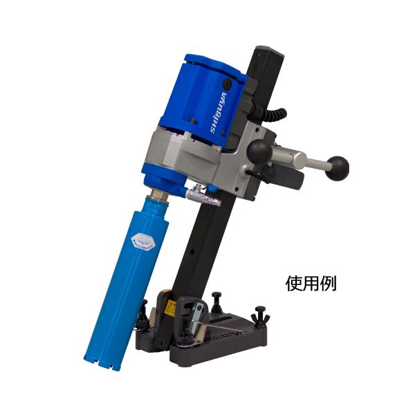 **ダイヤコアは付属していません。**●最大ビット径(mm):130●取付ネジ：M27●無負荷回転数(min):1000●ストローク(mm):335●消費電力(W):1500●ライトビット有効長さ:250mm全高　　　564mmベース横幅　...