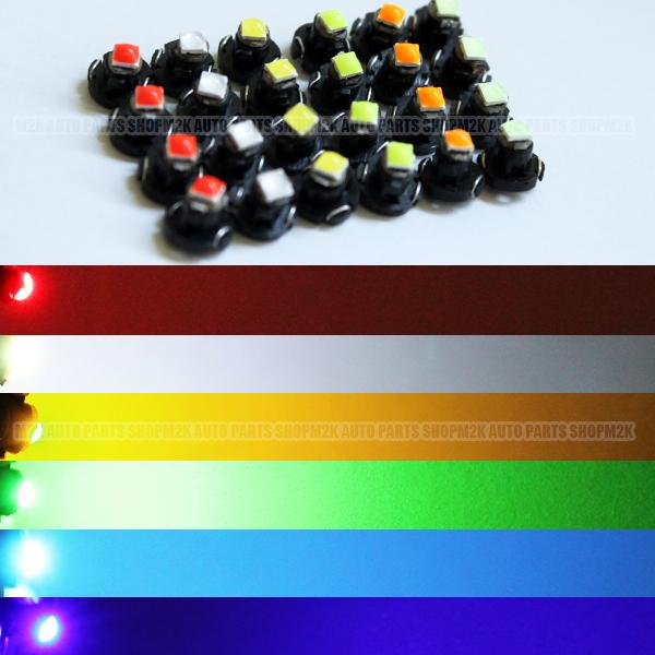T3 T4.2 T4.7 CHIP 拡散 ドーム LED SMD 10個 バイク 車 汎用品対応電圧：12V発光色： ホワイト イエロー グリーン レッド ブルー クリスタルブルーサイズ： T3 / T4.2 / T4.7 (全長約10mm...