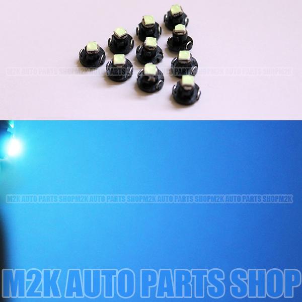 T3 T4.2 T4.7 CHIP 拡散 ドーム LED SMD 10個 バイク 車 汎用品対応電圧：12V発光色： クリスタルブルーサイズ： T3 / T4.2 / T4.7 (全長約10mm)エアコンパネル スイッチ インジケーター シ...