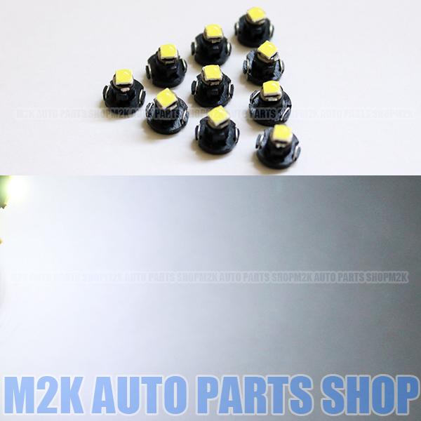 T3 T4.2 T4.7 CHIP 拡散 ドーム LED SMD 10個 バイク 車 汎用品対応電圧：12V発光色： ホワイトサイズ： T3 / T4.2 / T4.7 (全長約10mm)エアコンパネル スイッチ インジケーター シフト シ...