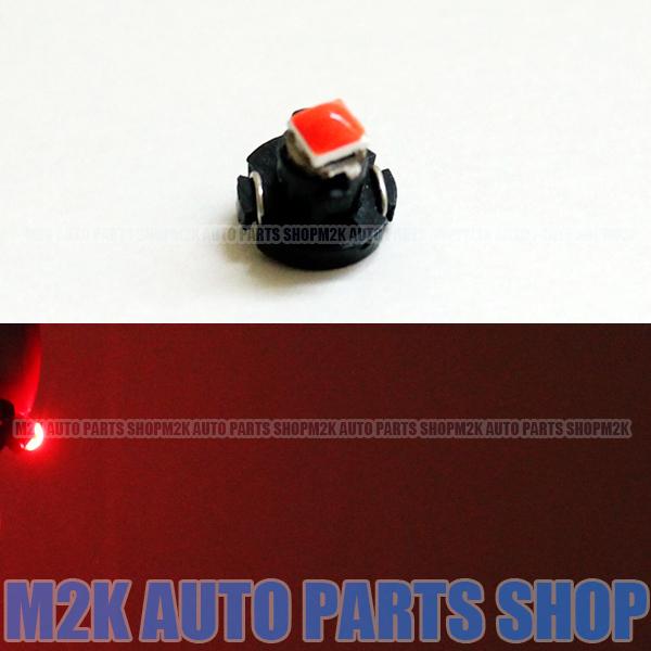 T3 T4.2 T4.7 CHIP 拡散 ドーム LED SMD 1個 バイク 車 汎用品対応電圧：12V発光色： レッドサイズ： T3 / T4.2 / T4.7 (全長約10mm)エアコンパネル スイッチ インジケーター シフト シガー...