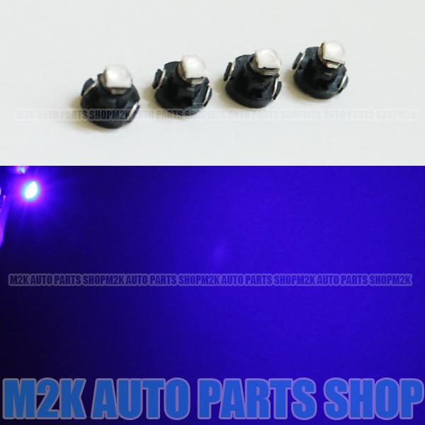 T3 T4.2 T4.7 CHIP 拡散 ドーム LED SMD 4個 バイク 車 汎用品対応電圧：12V発光色： ブルーサイズ： T3 / T4.2 / T4.7 (全長約10mm)エアコンパネル スイッチ インジケーター シフト シガー...