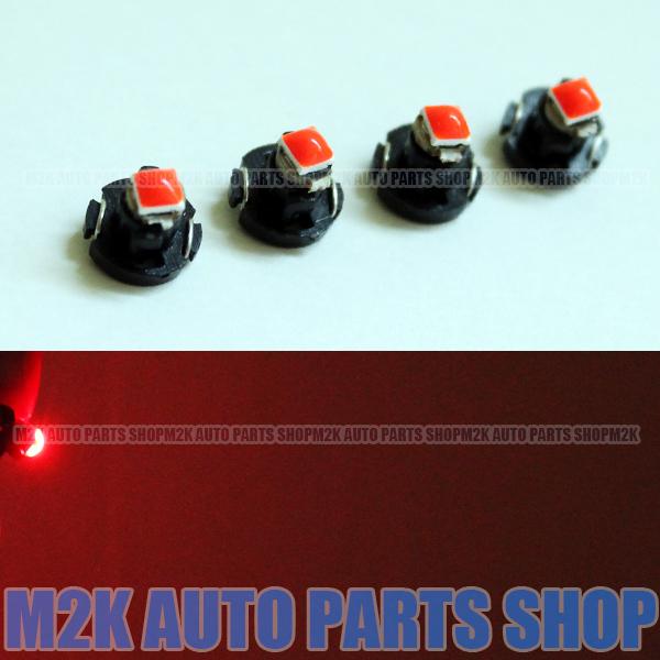 T3 T4.2 T4.7 CHIP 拡散 ドーム LED SMD 4個 バイク 車 汎用品対応電圧：12V発光色： レッドサイズ： T3 / T4.2 / T4.7 (全長約10mm)エアコンパネル スイッチ インジケーター シフト シガー...