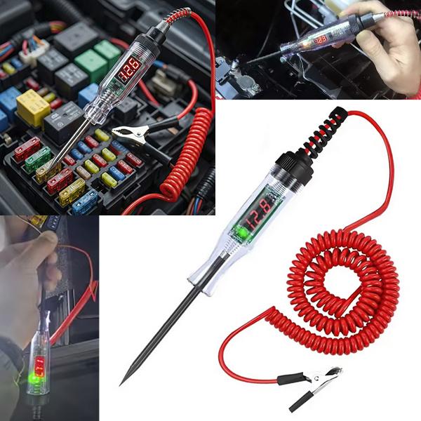◆商品名 :6v 12v 24v バイク 車 汎用 サーキットテスター デジタル 電流 電圧 確認 テスト LCD デュアルライト◆用途 : 通電確認 検電テスター対応電圧 DC6V〜DC24V で幅広く使用可能です バイク 軽自動車 普通...