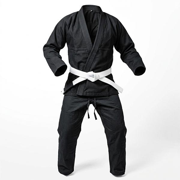 柔術着 ブラック BJJ 着物 柔術衣  黒 帯無 上下セットbjj kimono GI 大会 練習着 トレーニング カスタムベース グラップリングサイズ : A2  目安 173-183cm / 72-86KG素材：コットン上衣：パールウ...