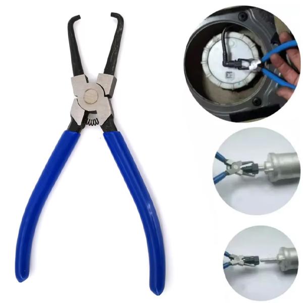 ◆商品名 : カプラー プライヤー 燃料ポンプ ホース クランプ ホースバンド 専用工具先端が細い形状ですので、つかみやすく、狭い場所でも取り外し可能頑丈で耐久性があり、ソフトハンドルは握りやすい　外装クリップや内装用のトリムクリップなどに...