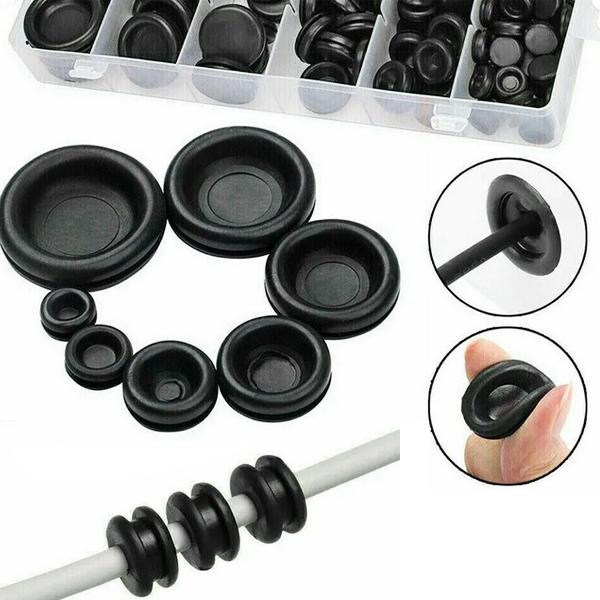 ■商品内容商品名：汎用品 ラバーグロメットセット7種類/各2~16個set内訳7.14 mm　16 pcs9.53 mm 8 pcs12.07 mm 6 pcs15.88 mm 4 pcs19.05 mm 2 pcs22.23 mm 2 p...
