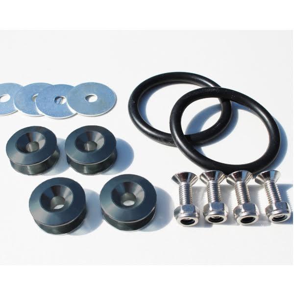 ■商品内容商品名：JDM QUICK RELEASE FASTNER/クイックリリース ファスナー自動車メーカー：汎用 すべての自動車メーカー車種：汎用 すべての自動車カラー：グレー内容：クイックリリース本体/４つワッシャー/４つボルト/４...