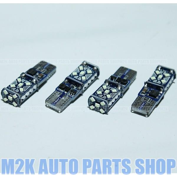 15SMD T10 T16 高輝度LED 4個セット ポジション球 ルーム球 ドアランプ ナンバー灯 バックランプ その他用規格15SMD 面発光 ハイパワー SMD T10 T16 LEDウェッジバルブ15SMD が強烈に輝き、直視厳禁の...