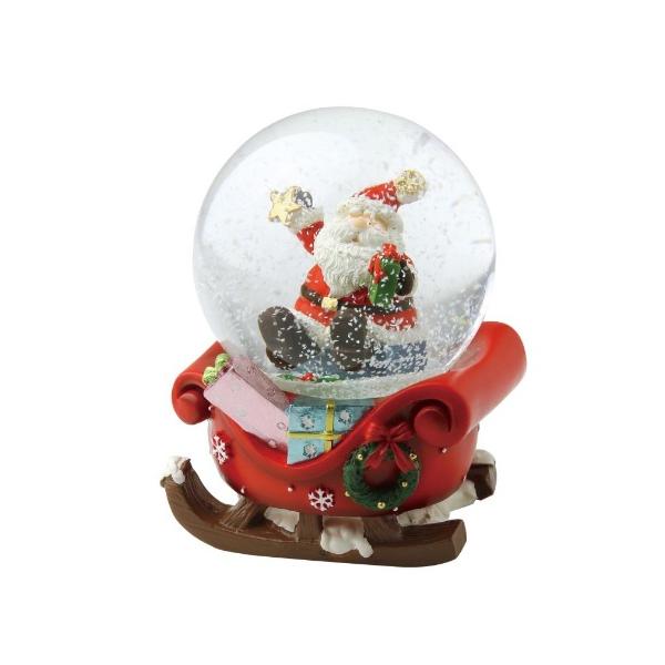 何故かワクワクするスノードームクリスマスの定番アイテムのひとつ、スノードーム。これこそクリスマスと言える可愛いデザインに仕上がっています。そりに乗ったサンタさんがドームの中で楽しそうです。ドームを振って雪が舞い散る様子はいつまでも見ていたい...