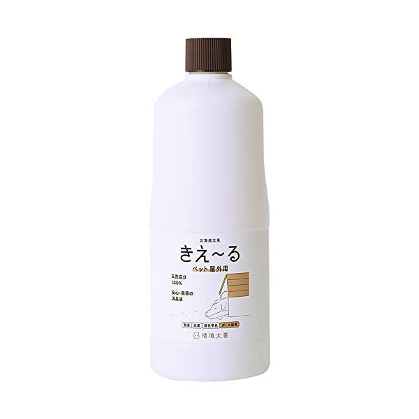 【天然成分100%の消臭液】環境微生物群(乳酸菌など)を発酵培養することで生み出される善玉活性水（酵素・ミネラル・乳酸菌）を含有した安心無害の消臭液です。善玉活性水(酵素水)が腐敗臭やふん尿臭などイヤなにおいだけスッキリ消臭します。天然成分...