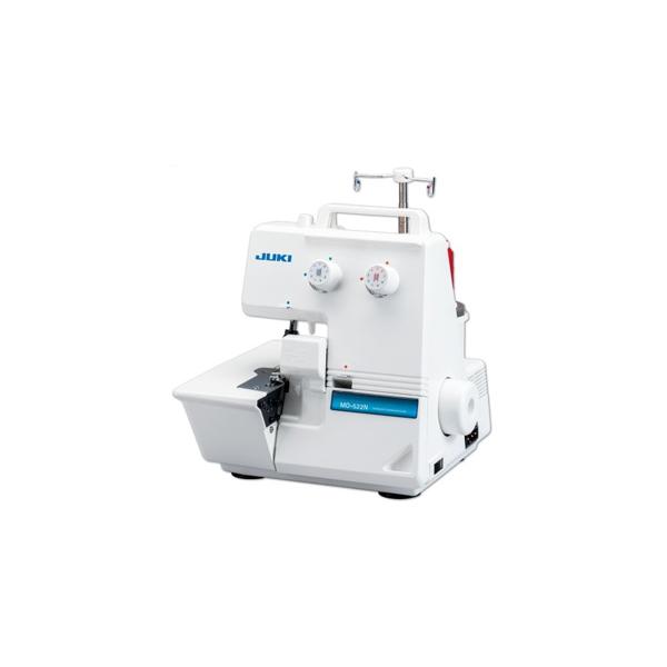JUKI MO-522N ロックミシン【標準装備品】フットコントローラー・ピンセット・掃除用ブラシ・ネット・ドライバー（小）・針（HA×1　11番/2本・14番/1本）・取扱説明書・保証書寸法：幅２７ｃｍ　高さ２８，５ｃｍ　奥行２５ｃｍ　　...