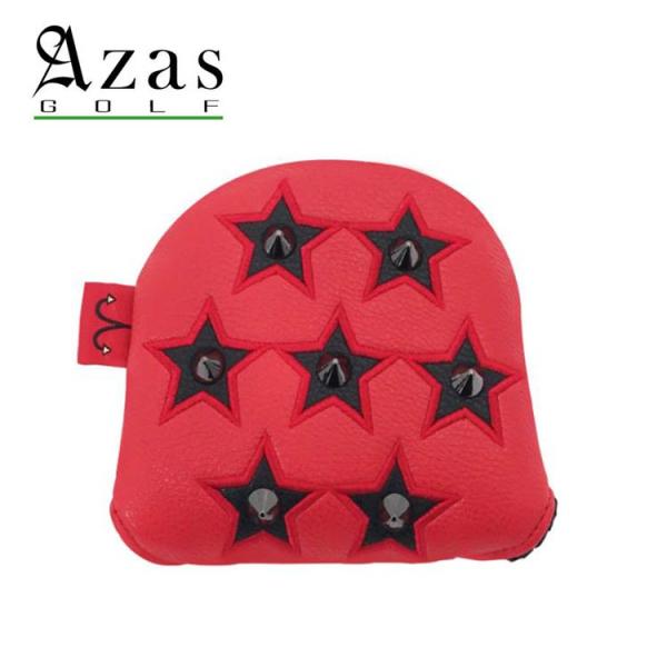 アザスゴルフ セルモ ヘッドカバー仕様 : パター用 素材 : PU合成皮革カラー : 7905 Selmoヘッドカバー Stella 黒×赤(BK)PM型番 : 7905日本製合皮レザー　黒スッタズ スターパターヘッドカバー職人が合皮レザ...