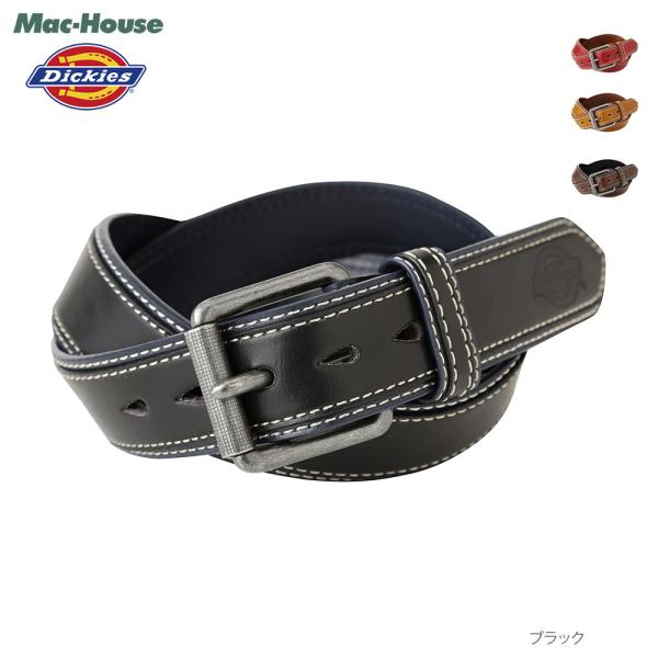 4,999円(税込)以上全国送料無料★☆★-アメリカを代表するワークカジュアルブランド「Dickies」から、色の違う2枚の革に段差をつけて合わせたお洒落なベルトの登場です。カラーは、ブラック・レッド・ブラウン・ダークブラウンの4色展開です...