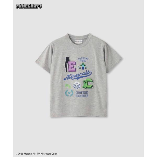 「マインクラフト」の半袖Tシャツです。カラーは、杢グレー・ブルーの2色展開です。■デザインキャラクターやロゴをあしらったデザインです。立体感のあるエンボスプリントがアクセントとなり、存在感のある一枚に仕上げています。カラーごとに異なるグラフ...
