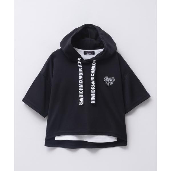 短丈フーディとインナータンクのセットアイテム。カラーは、オフホワイト・ブラックの2色展開です。■デザイントレンドの丈が短いパーカーとタンクトップのアンサンブル。シルバーの高周波ロゴがポイント♪■ポイントお下がりもしやすいネームタグ付き。一枚...