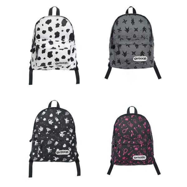 充実した機能に定評がある人気のブランド「OUTDOORPRODUCTS」からキッズサイズのデイパックが登場です。フロント、インナーポケット付で収納面も充実。反射テープ・住所や名前が記入できるネームカード付き。乗り物や動物、食べ物、コスメ、ハ...