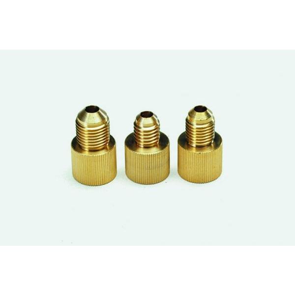 ネジ径:5/16フレアオス×1/4フレアメス新旧冷媒ポート径変換アダプターです。空調関連機器以外には使用できません。