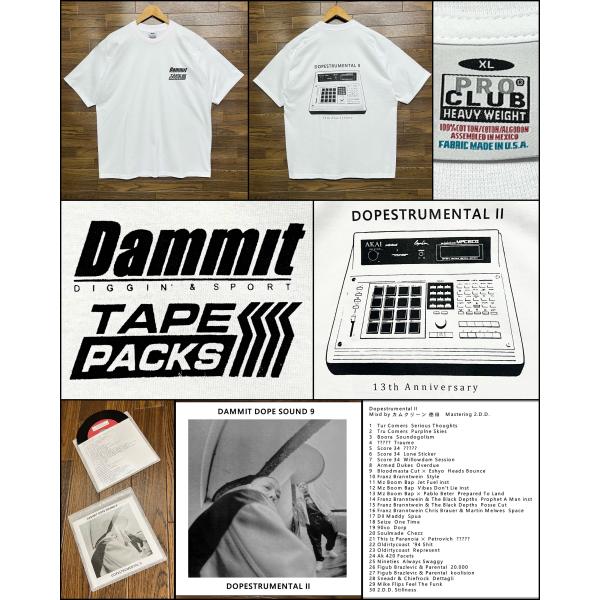【発売日：2026年05月23日】●素材(Cotton100%)●サイズ ( L / 着丈76cm/肩幅52cm/袖丈23cm/身幅55cm ) ●特徴 (Dammit 1３周年記念アイテムは、機材シリーズ第2弾ということでビンテージサンプ...