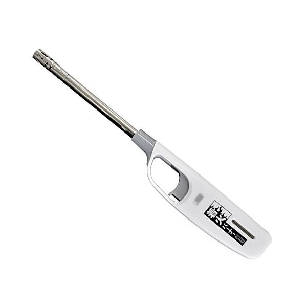 ・グレー (ロング) TK-SF5・・PatternName:ロング・本体サイズ:幅4×奥行29.5×高さ2.5cm・材質:本体=ステンレス・ABS樹脂・完成品・ロングタイプ(130mm)・風に強いターボ炎