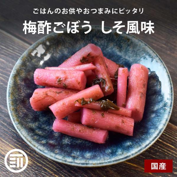 ◆商品説明爽やかな梅酢の酸味。若ごぼうのシャキシャキ食感。ご飯のお供やお酒の肴に・・・やわらかく香り高い国産の「若ごぼう」を、梅の栄養が溶け出た「梅酢」に、じっくりと漬け込みました。食欲をそそる鮮やかな色味と楽しい食感が、ごはんのお供やおつ...
