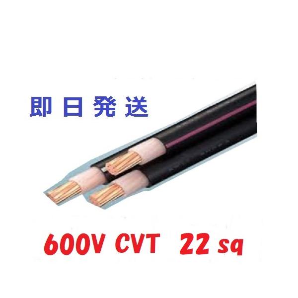 600Ｖ　ＣＶＴケーブル　２２ＳＱ×３芯20mに切断したケーブルをお送りさせていただきます。　●メーカー:　フジクラ●型番:ＣＶＴ２２ＳＱ×３芯　●定格電圧(V):600　　＜納期＞　AM10時までの注文で即日発送＜送料＞　送料無料です（北...