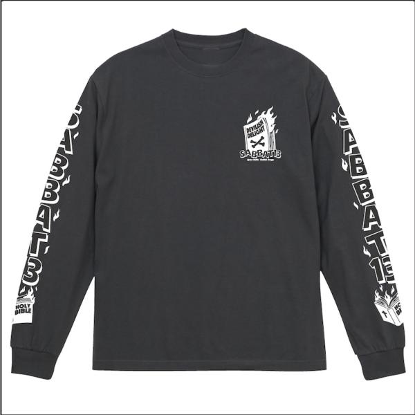 「聖書だって全てが正しいとは限らない。思想を押し付けないで。簡単に操られないで。自分で見つけたい。」コーマ糸の滑らかな肌触りの生地を採用したレギュラーシルエットのロングスリーブT。袖周りやリブの長さなどにも拘った絶妙なサイジングLサイズ着丈...