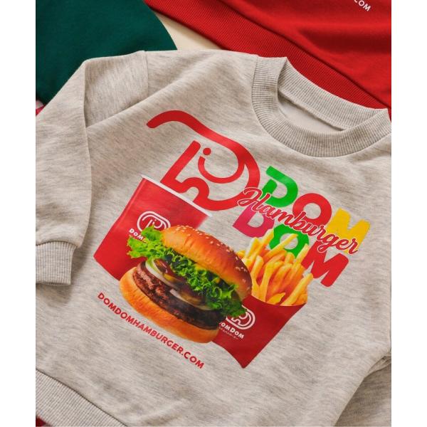 ※このアイテムは「返品・交換不可」商品です。商品番号：508359025ブランド：アプレレクール/apres les cours商品名：WEB限定ドムドムハンバーガー 3柄トレーナーカテゴリ：ウェア>トップス>スウェット・ジャー...