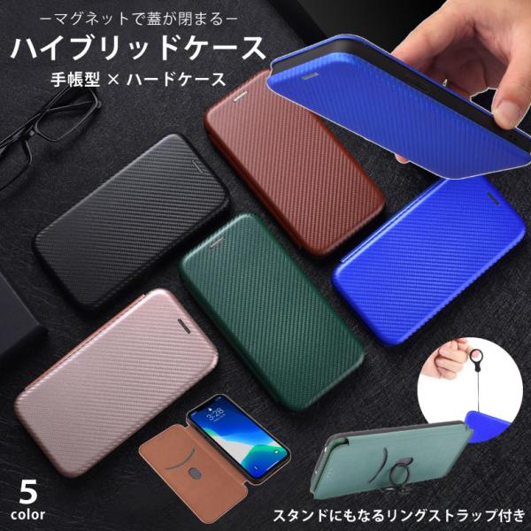 ■商品詳細    ■ポリカーボネート(PC)素材のハードタイプの手帳ケース ■機種に合わせたカーブデザインでスタイリッシュ ■画面にあたる面はプラッシュ素材で柔らかく保護 ■機種をはめ込む部分はTPU素材でジャストフィット ■スタンドにもな...