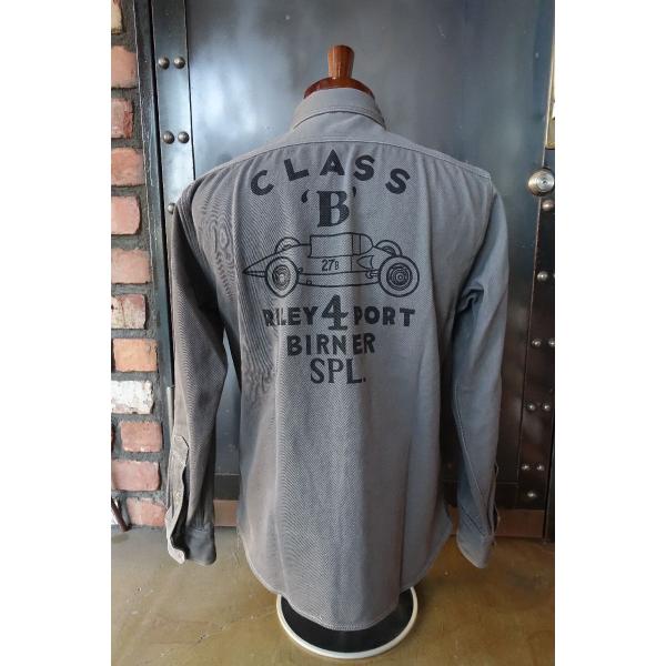 フリーホイーラーズ FREEWHEELERS 25330071947 Birner RILEY 4 PORT SPECIAL Gemsa シャツ STEEL GRAY UNION SPECIAL OVERALLSより肉厚のCotton Ha...