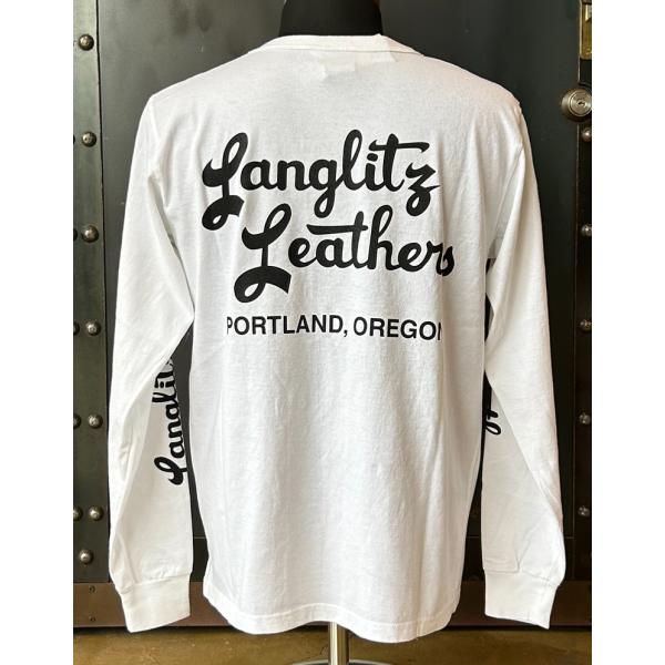 ラングリッツ レザーズ Langlitz Leathers Long Sleeve T-shirt TYPE A WHITE LLC-004 Tシャツ程良い厚みの生地を使用したロンTになります。定番で人気の高いタイプAのデザインになります。...
