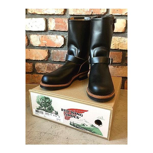 レッドウイング RED WING Engineer 9268 Engineer ファッション Boots “Klondike” Black “Klondike” ブーツ
