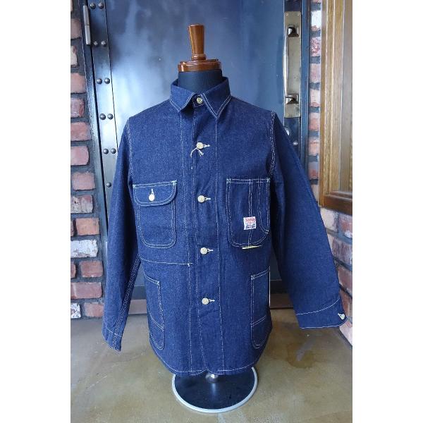 シュガーケーン SUGAR CANE SC15655 11oz. BLUE DENIM WORK COAT ワンウォッシュ長年定番アイテムとして展開していた11オンスのブルーデニム生地のワークコートをリニューアルしてリリース。シンプルながら...
