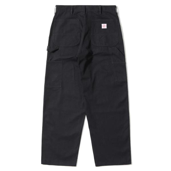 タフナッツ TUF-NUT TN42600 COTTON DUCK WORK PANTS BLACK ワークパンツタフなダック生地を使用したワークパンツ。ヒップにはゆとりがありながら裾にかけてややテーパードさせたセミバギーシルエット。左腿ポ...