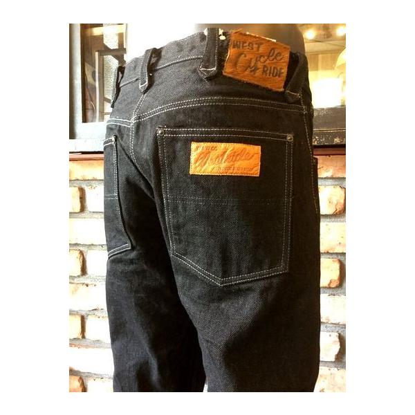 WEST RIDE ウエストライド WR201 【LENGTH36】 21.75oz ORIGINAL LEFT HAND SUPER HEAVY WEIGHT SELVAGE BLK ...