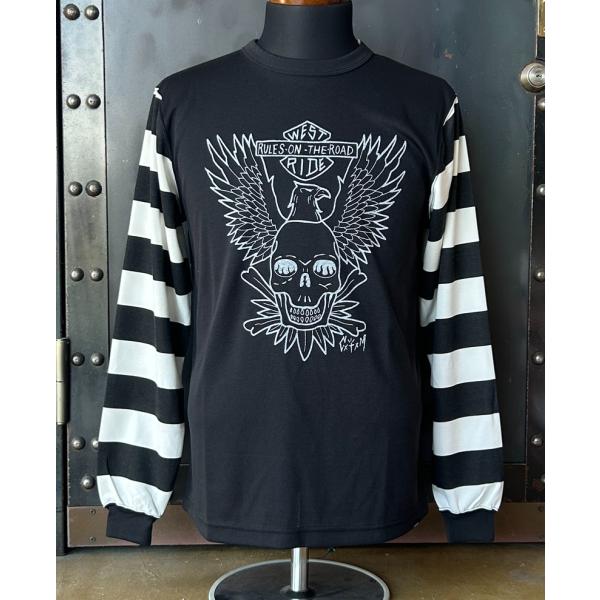 ウエストライド WEST RIDE 25SS POWER DRY BORDER SLEEVE LONG TEE WHT/BLK「夏に涼しい」というメリットをより効果的に実感する長袖タイプ。日焼け防止や風よけという長袖の利点を不快感なく着用で...