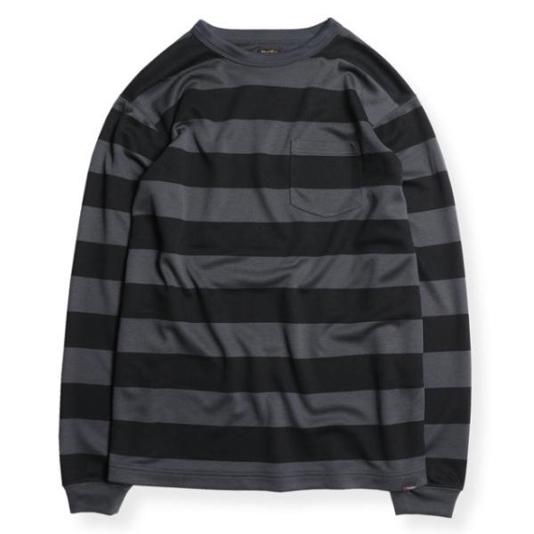 ウエストライド WEST RIDE POWER DRY BORDER LONG TEE GRY/BLK「夏に涼しい」というメリットをより効果的に実感する長袖タイプ。日焼け防止や風よけという長袖の利点を不快感なく着用できる一枚は夏場のライディ...