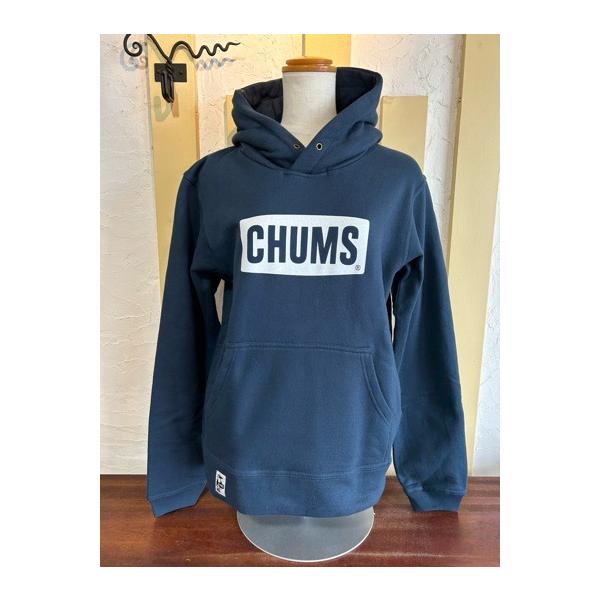 CHUMS(チャムス) CHUMS Logo Pullover Parka　プルオーバーパーカー　CH10-1418-N82 ネイビー×ホワイト